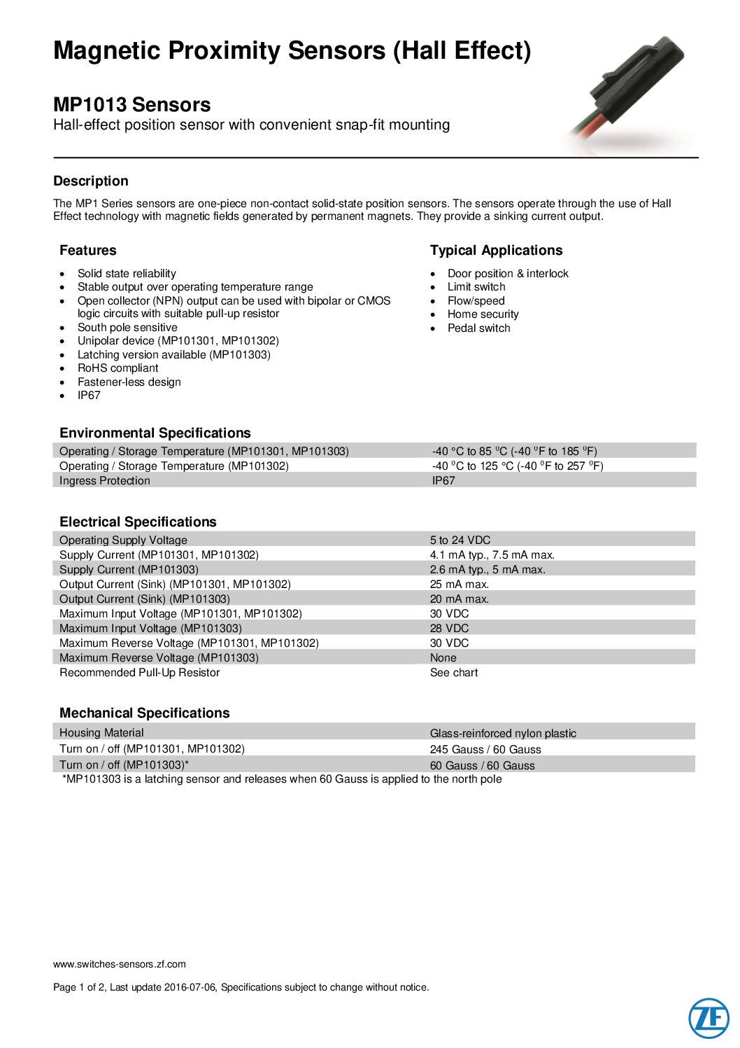 2018_7-MP1013_Magnetic_Proximity_Sensor_Datasheet_A4_EN - ZF Switches ...