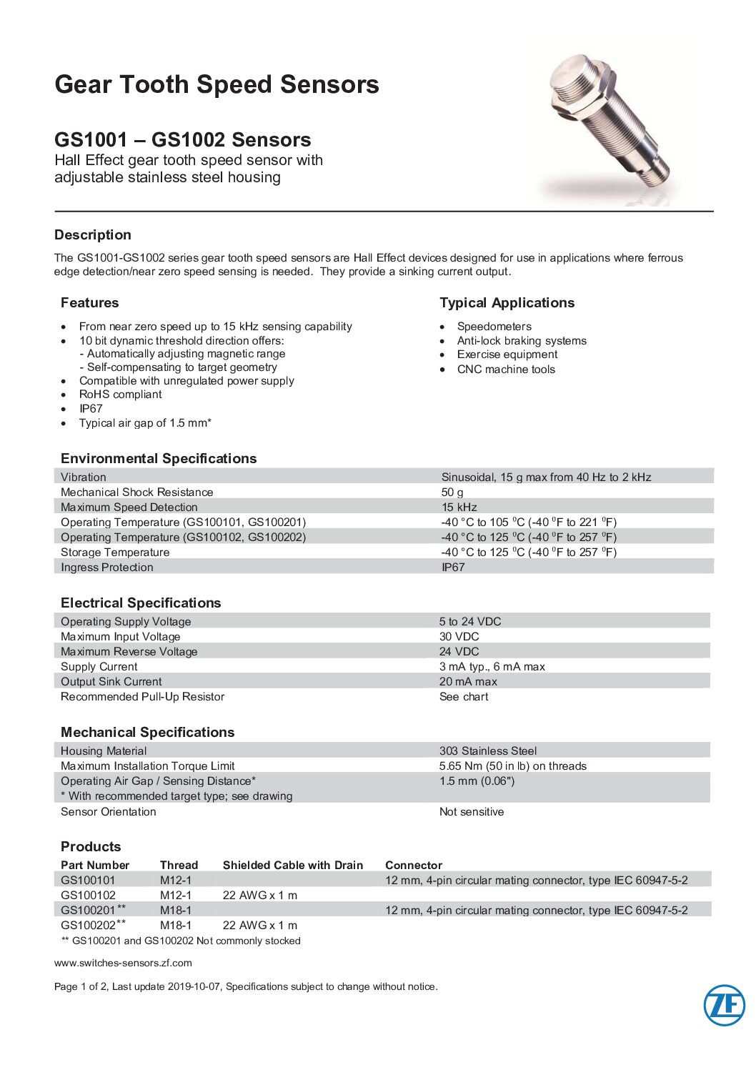 2019_10-GS1001-GS1002_Geartooth_Speed_Sensor_Datasheet_A4_EN_1 - ZF ...